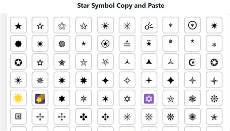 Cool Emojis And Star Symbol Copy And Paste In 2025 Cool Symbols Emoji