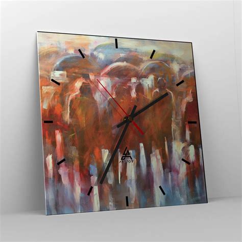 Horloge Murale Arttor Identiques Sous La Pluie Et Dans Le Brouillard