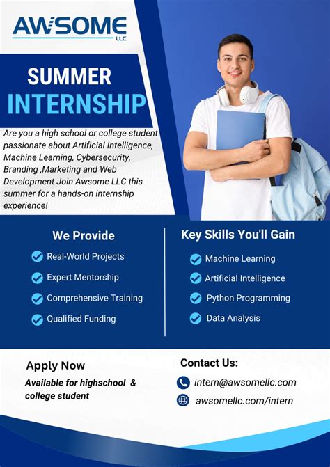 Summerinternship Ai Machinelearning Cybersecurity Branding Marketing Webdevelopment