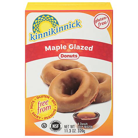Kinnikinnick Donuts Maple Glazed 6 Ea Frozen Foods Foodtown