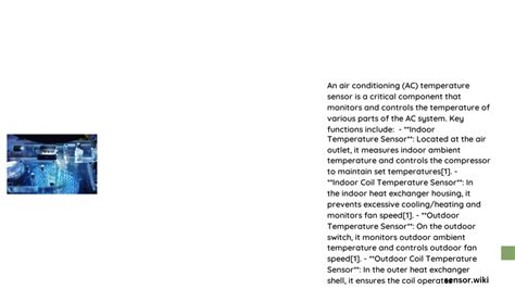 air conditioning ac temperature sensor complete technical guide