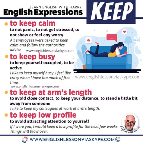 10 English Expressions With Keep • Learn English With Harry 👴