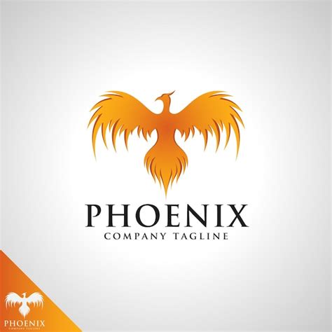 Premium Vector Phoenix Fire Bird Logo Template