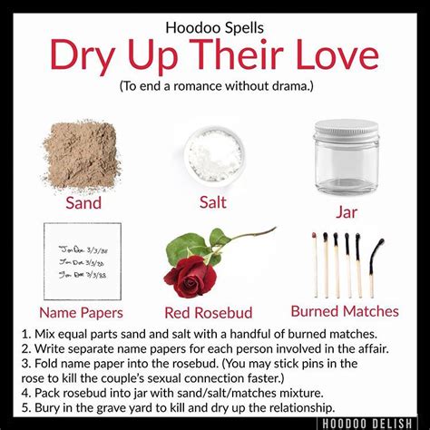 Rebecca Shelton On Instagram HOODOO SPELLS DRY UP THEIR LOVE Do You Need Your Man Or