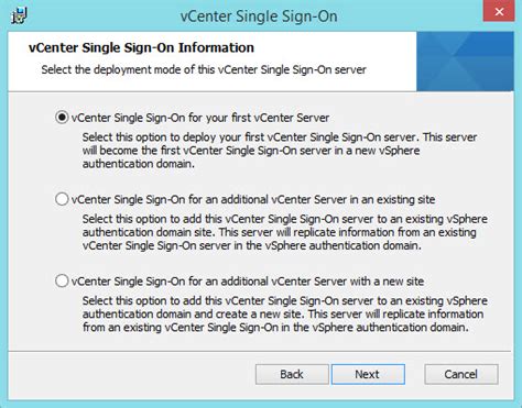 Modified Vcenter Single Sign On Sso Options In 5 5 Update 2 Wahl