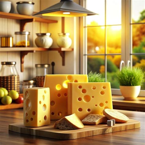 Premium Photo Swiss Cheese