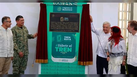 AMLO inaugura primer tramo del Tren Maya que va de Campeche a Cancún elReporteroMx