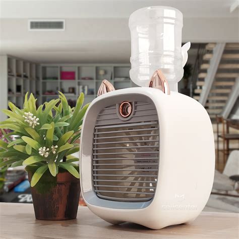 Mini ventilador portátil do refrigerador de ar umidificador USB purificador ventilador de