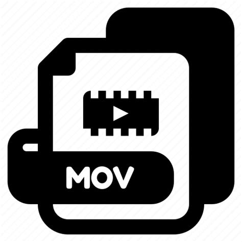 Mov Extensions File Document Format Digital Computer Icon