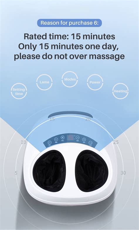 Jinkairui Electric Foot Massager Shiatsu Kneading Foot Massage Air