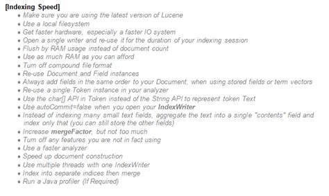 Using Apache Lucene Ladegindy