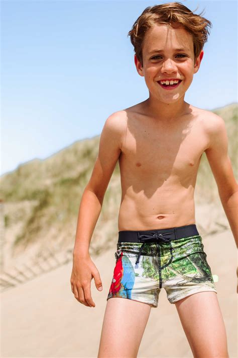 Just Beach Jongens Zwembroek Nevada Parrot Island Merkmeisjeskleding Nl