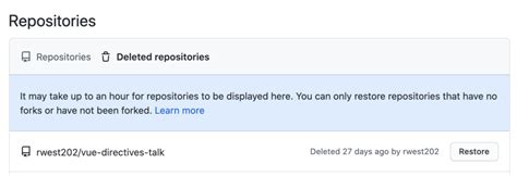 Recover A Deleted Github Repository