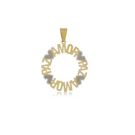 26349 Gold Filled Pendant 26349 Dije Oro Laminado Fantatti