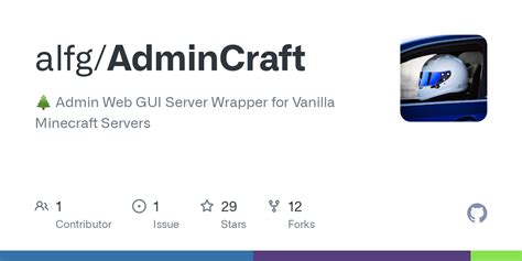 Github Alfg Admincraft Admin Web Gui Server Wrapper For Vanilla