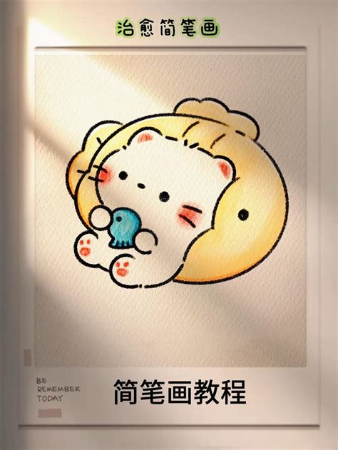 睡觉小猫咪简笔画简单（热门12张） 简笔画图片大全