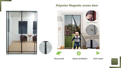 Diy Magnetic Fly Screen Door Curtain Magic Insect Screen Door Curtain