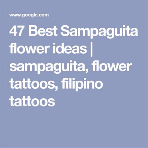 47 Best Sampaguita Flower Tattoo Ideas Sampaguita Flower Tattoo