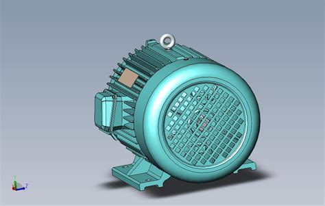 电机3d图 Solidworks 2012 模型图纸免费下载 懒石网