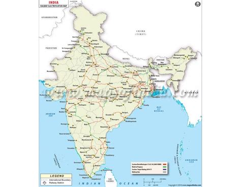 Indian Railway Electrification Map Indian Railways Map Railway