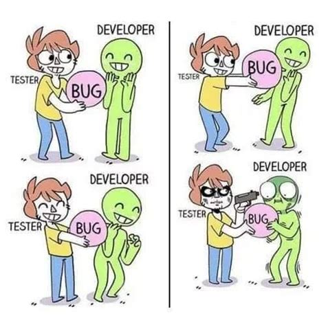 Tester Vs Developer Funny Programmer Humor Computer Humor