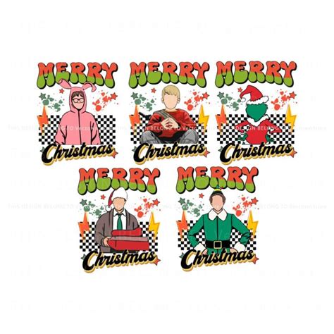 Christmas Movie Characters SVG Bundle
