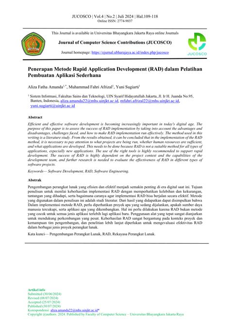 Pdf Penerapan Metode Rapid Application Development Rad Dalam Pelatihan Pembuatan Aplikasi