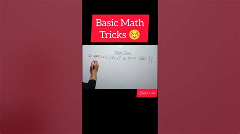 Basic Math Tricks Basicmaths Maths Shortsfeed Shorts Ytshorts