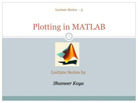 Matlab Ploting Pptx Physics Science