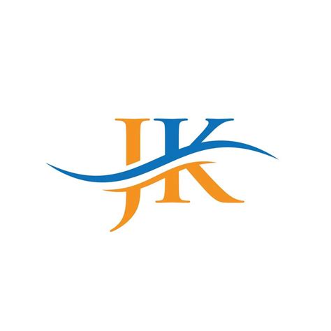 Monogram Letter Jk Logo Design Vector Jk Letter Logo Design 17423800