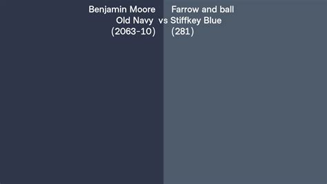 Benjamin Moore Old Navy 2063 10 Vs Farrow And Ball Stiffkey Blue 281