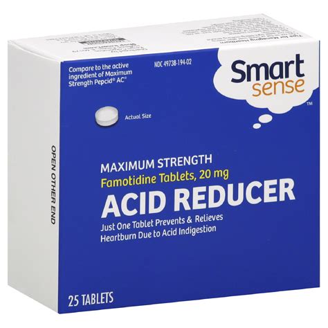 Pepcid Ac Acid Reducer Original Strength Tablets 30 Tablets Health