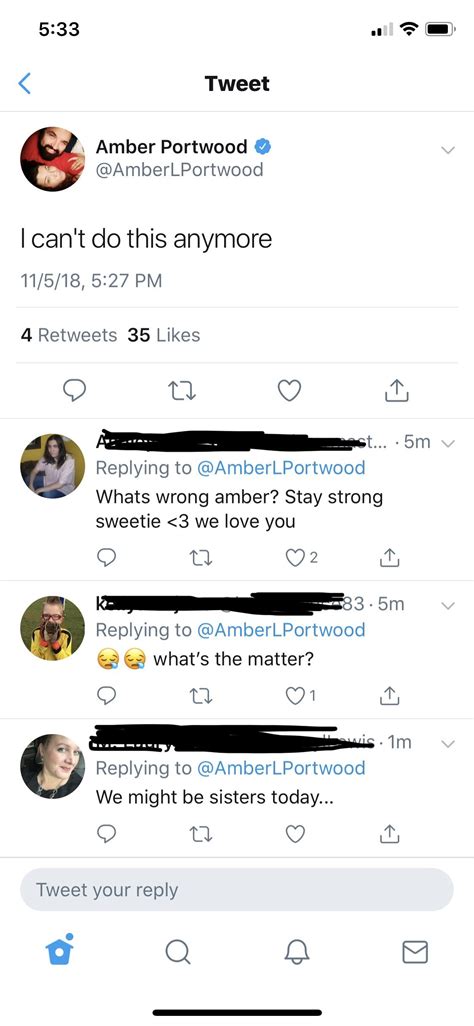 Im Getting Really Worried About Amber After This And Her Outbursts The Last Few Days R