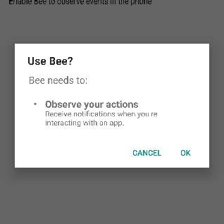 Warning Message Displayed By Android When Enabling Services With No Download Scientific Diagram