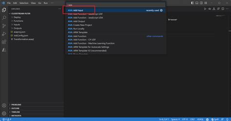 Test An Azure Stream Analytics Job Locally With Sample Data Using Visual Studio Code Azure