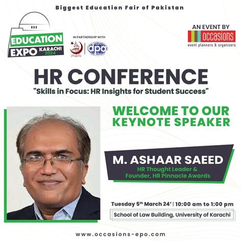 Urooj K On Linkedin Open For All Educationexpokarachi Hrconference Speakers Panelists…