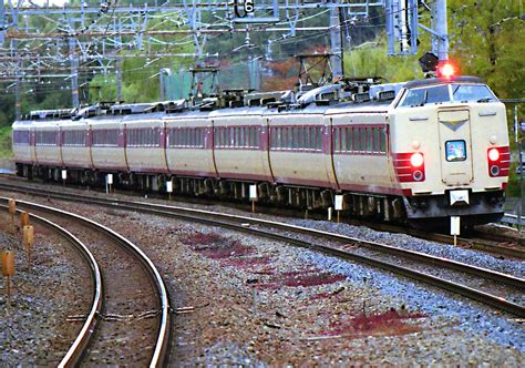 懐かしの車両編 ⑧ 2008年 2010年頃に撮影 国鉄特急色の485系雷鳥号 新シリウスの線路際のロマンを求めて