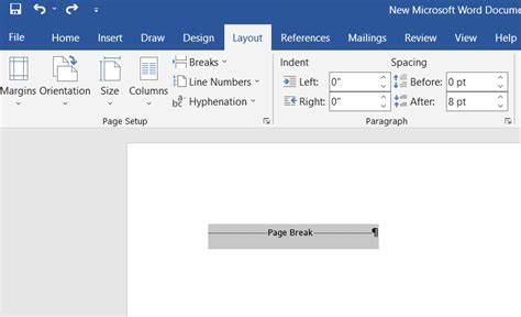 How To Insert A Section Break In Microsoft Word