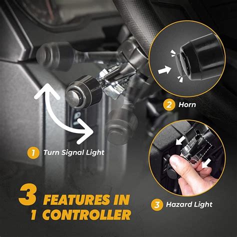 Polaris Ranger Turn Signal Kit With Column Turn Switch And 105d Horn By Kemimoto B0401 00602bk Epr