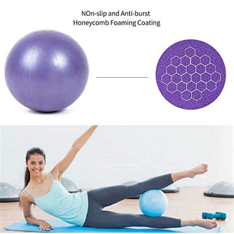 Xieccx Mini Yoga Balls 9 Inch Exercise Pilates Ball Therapy Ball