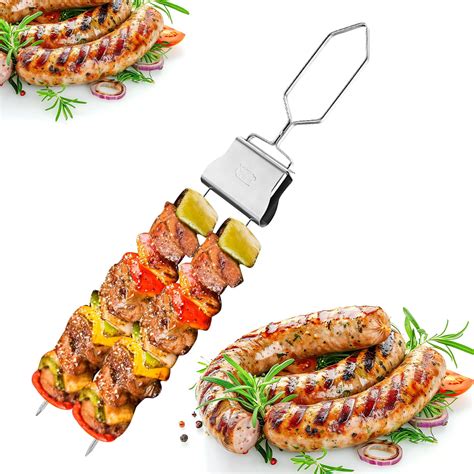 Simplmasygenix Clearance Skewers 17 4 Kabob Skewers For Grilling