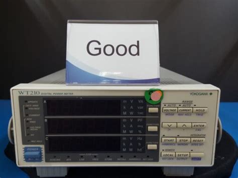 Yokogawa Wt210 Digital Power Meter 760401 F 3727 Ebay