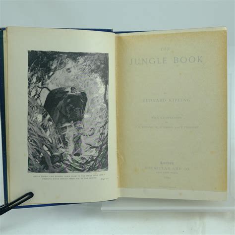 The Jungle Book By Rudyard Kipling Very Good Hardcover St Edition Rare And Antique