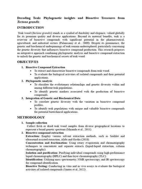 Decoding Teak Pdf Dna Sequencing Phylogenetics