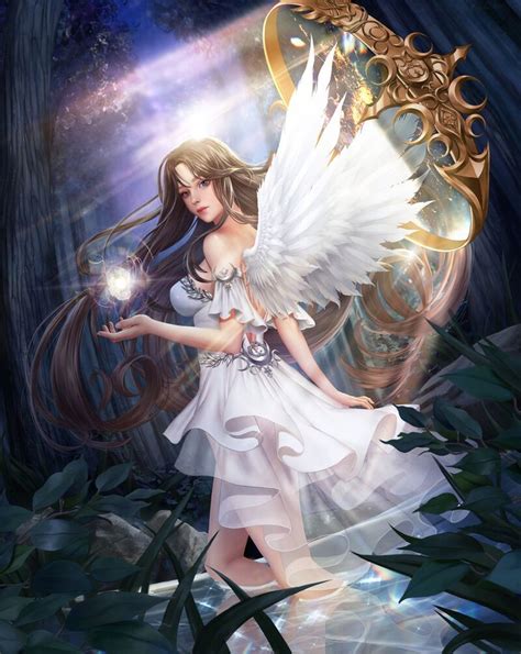 Goddess Ji Yo Fantasy Angel Art Angel Girl Art Fantasy Angel