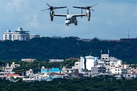 美國軍機在日本海域墜毀，機上載有六人 Wsj