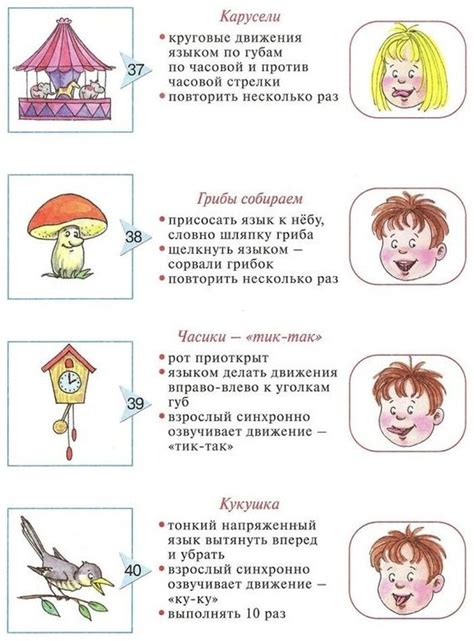 Артикуляционная Гимнастика В Картинках С Описанием Telegraph