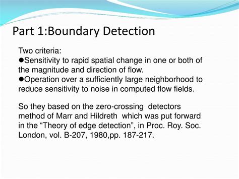 PPT Dynamic Occlusion Analysis In Optical Flow Fields PowerPoint Presentation ID