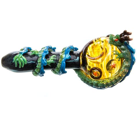 Empire Glassworks Dragon Wrapped Glass Pipe Kings Pipes