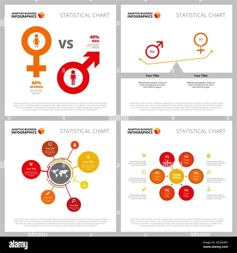 Creative Infographic Set For Gender Discrimination Stock Vector Image